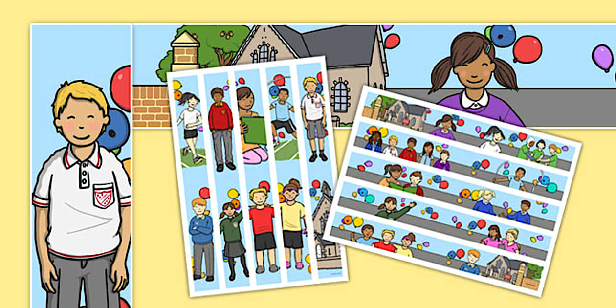 100 Days of School Display Borders (teacher made) - Twinkl