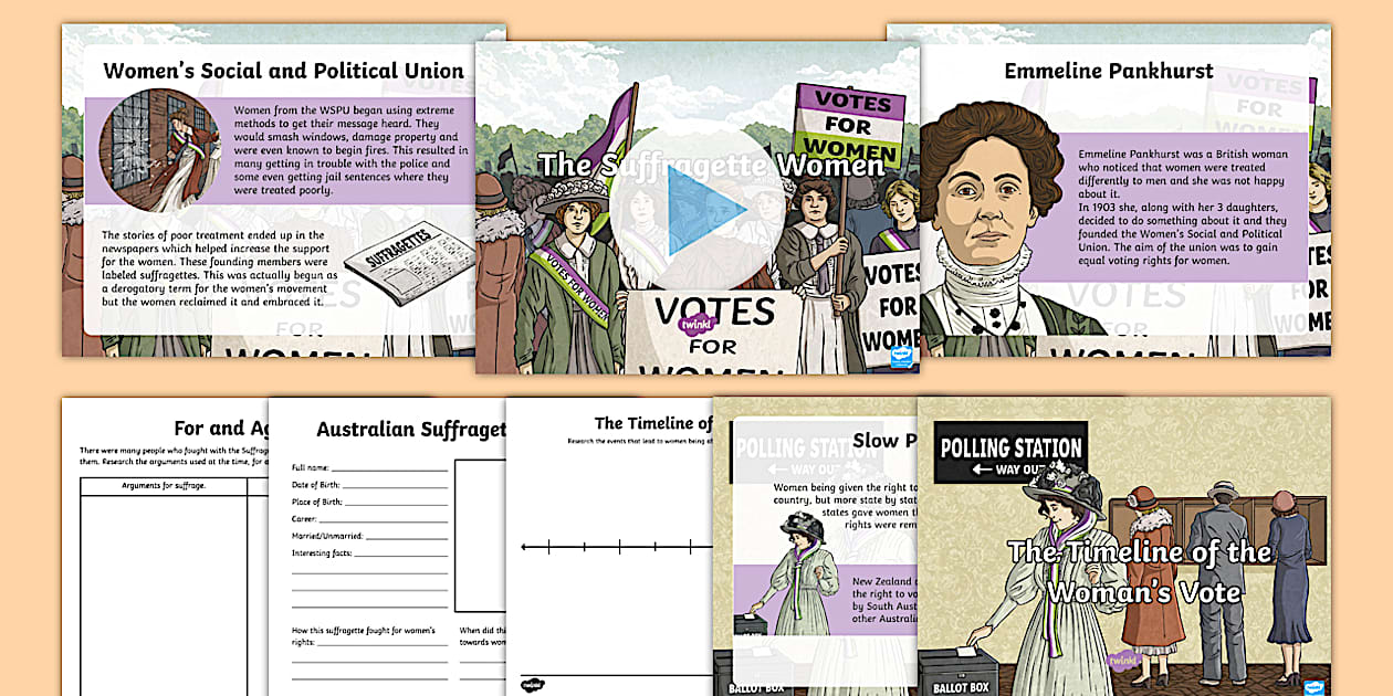 Australian Suffragette Activity Pack