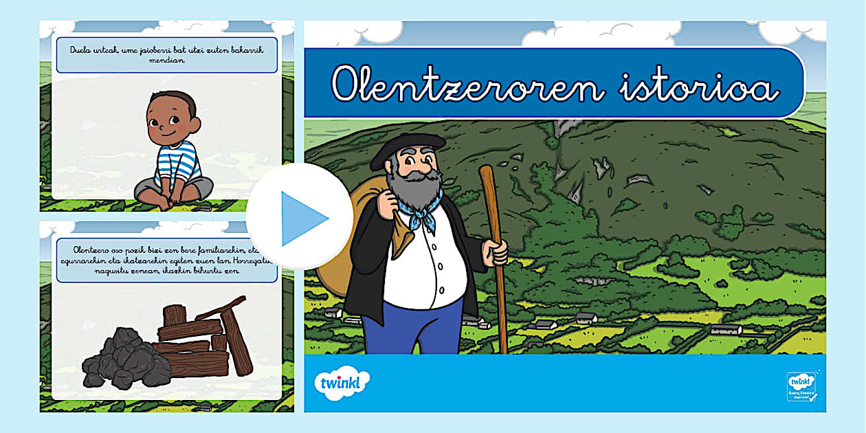 Aurkezpena: Olentzeroren istorioa - Euskera (teacher made)