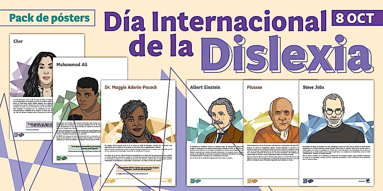 Pack de pósters: Día Internacional de la Dislexia