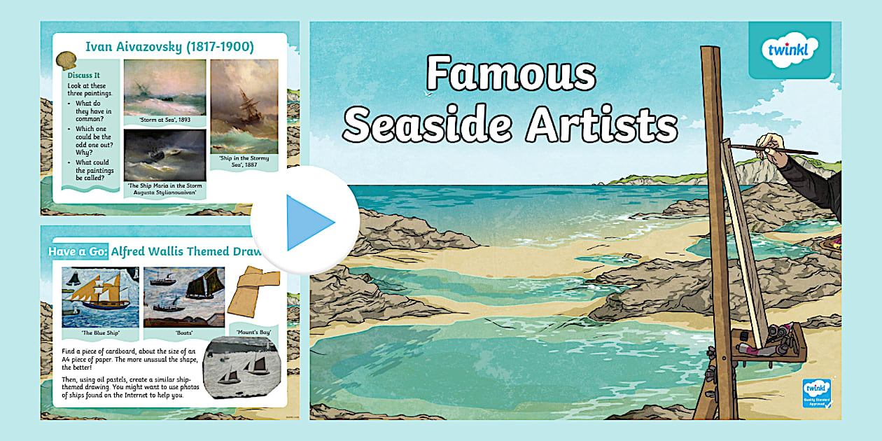 KS2 Famous Seaside Artists PowerPoint (teacher made)