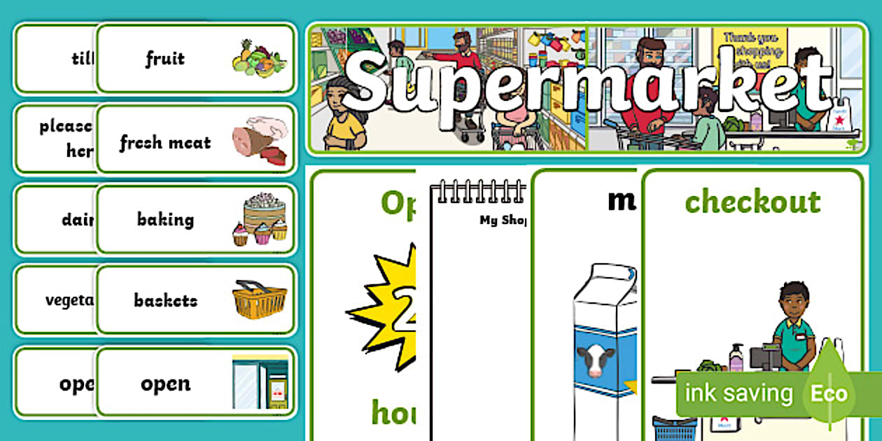 Editable Supermarket Role-Play Pack (teacher made) - Twinkl