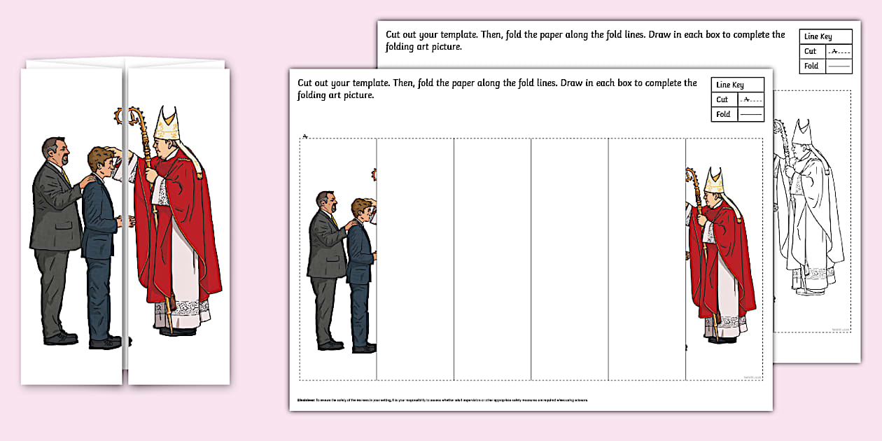 Confirmation Art Template | Twinkl Ireland Resources