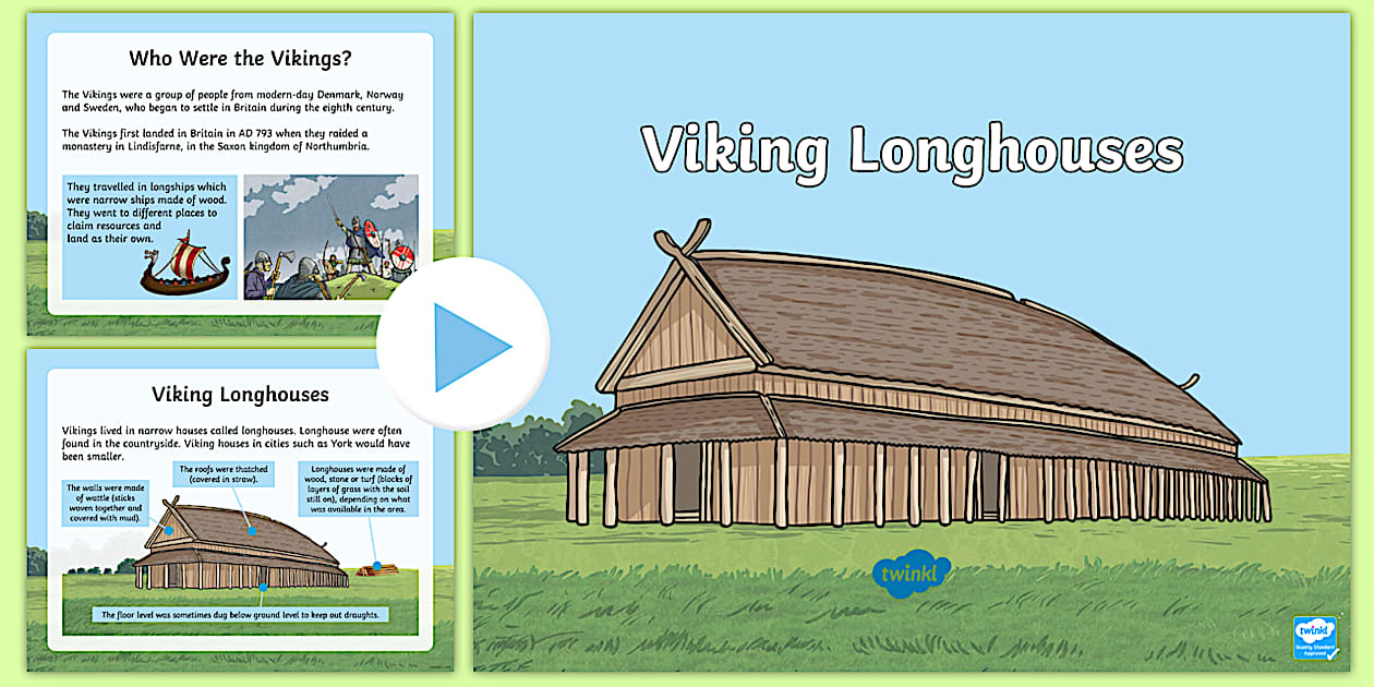 Viking Longhouse PowerPoint - Longhouses and Vikings