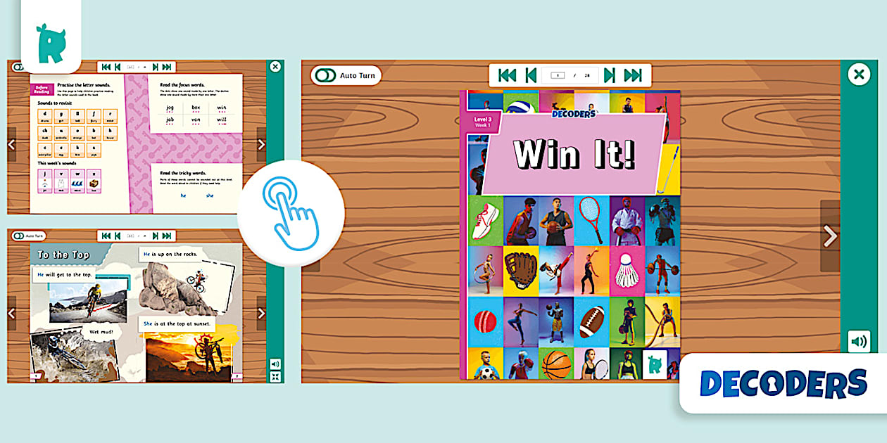 Level 3 Week 1 Decoders Book: Win It! (teacher made)