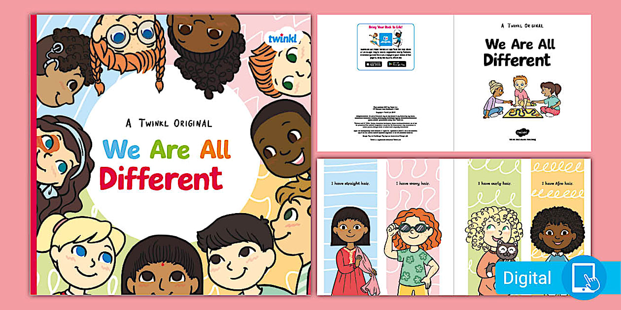 We Are All Different eBook | Social Diversity | Twinkl USA