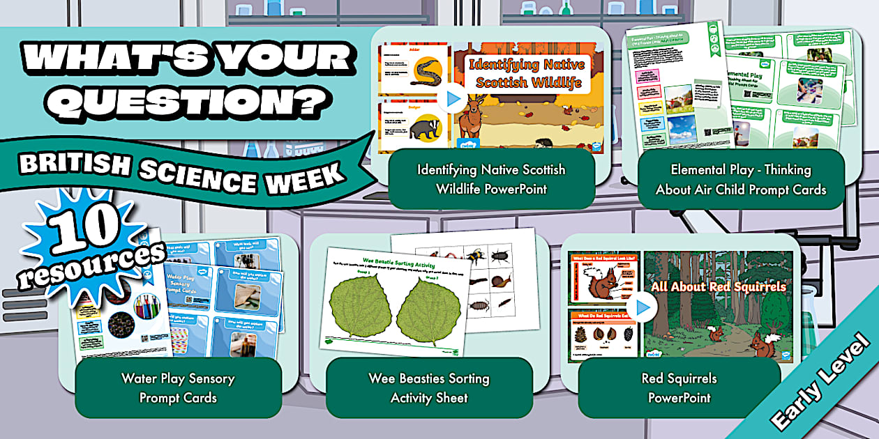 CfE Early Level British Science Week Curiosity Resource Pack