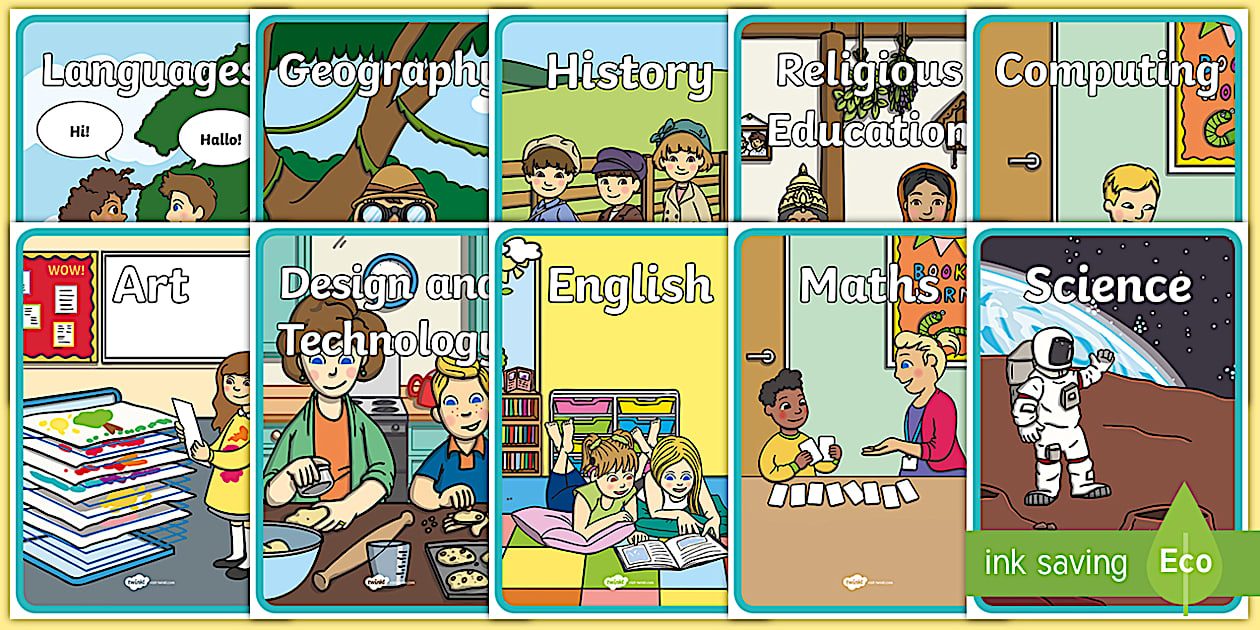 👉 Classroom Subject Labels - Display Resources - Twinkl