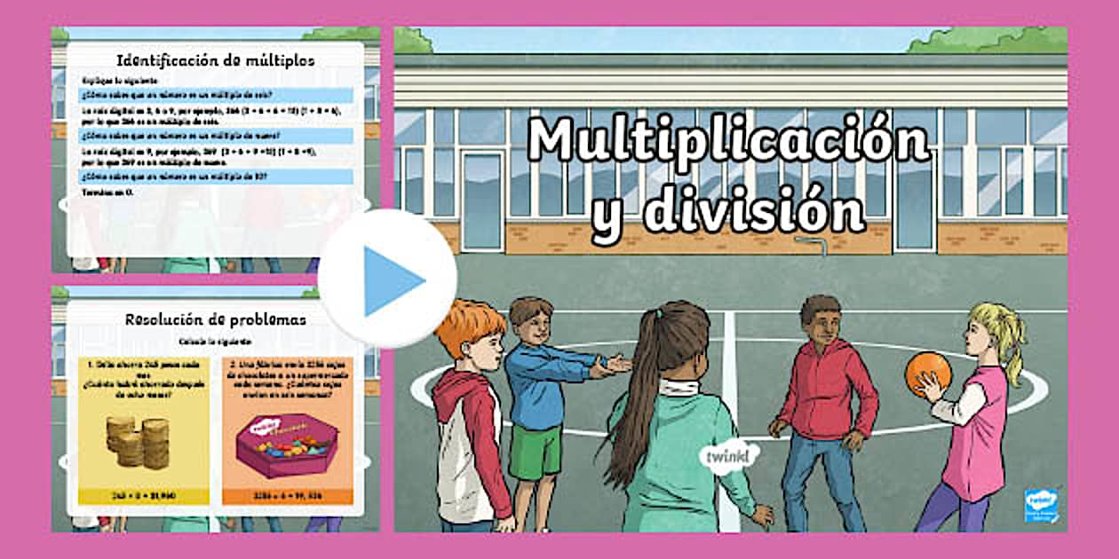 Powerpoint: Ejercicios de multiplicación y división