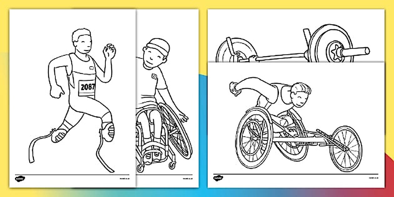 Jocuri Paralimpice — Desene | Resurse Twinkl România