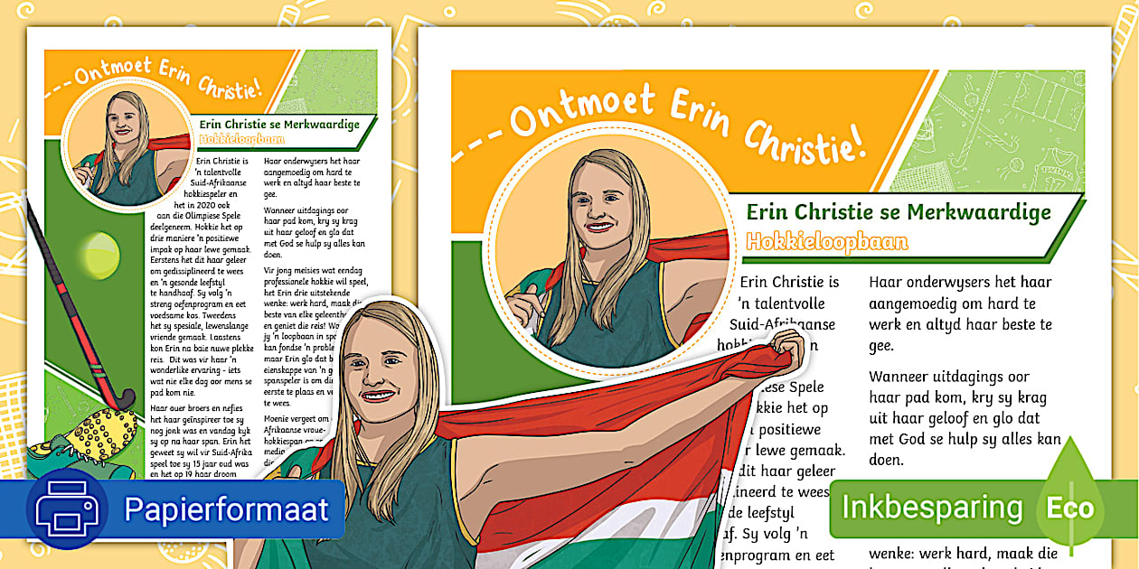 Erin Christie se Merkwaardige Hokkieloopbaan Begripslees