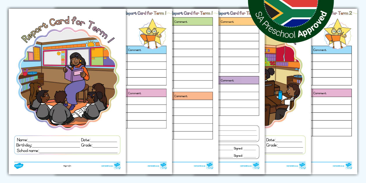 Report Card for Grade RRR (teacher made) - Twinkl