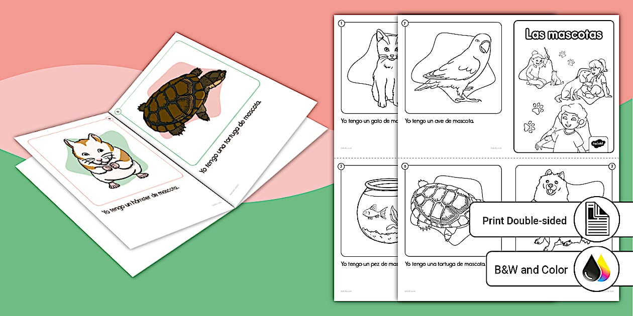 Lector emergente: Las mascotas (Teacher-Made) - Twinkl