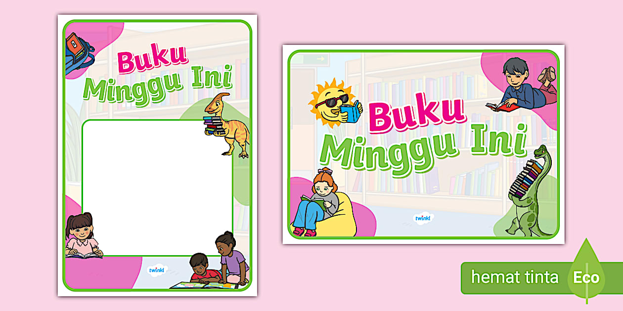 Poster Buku Minggu Ini | Book of the Week Poster - Twinkl