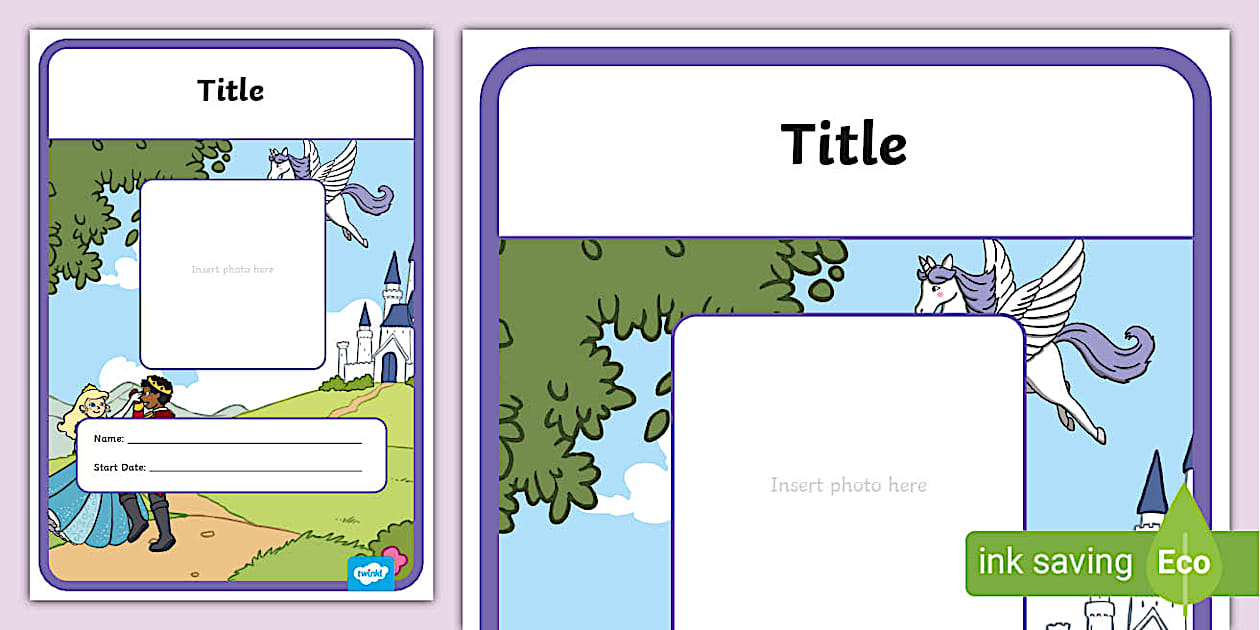 EYFS Editable Fairy Tale Themed Learning Journey Front Cover