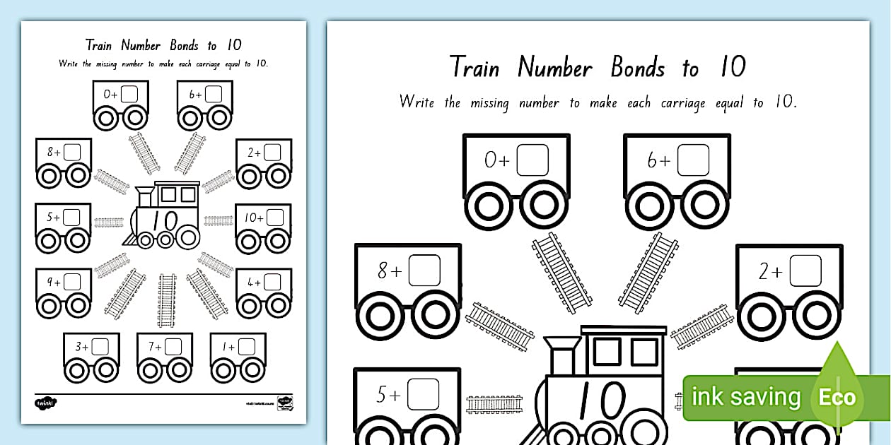 Train Number Bonds to 10