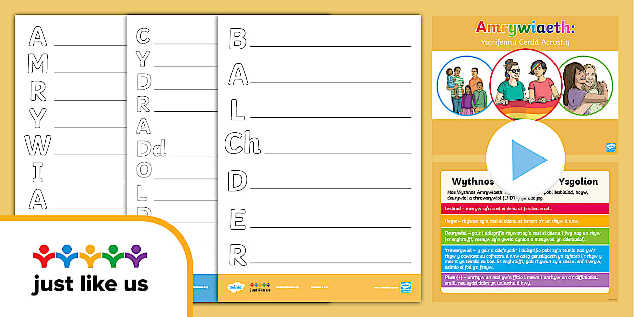 Gweithgaredd Creu CerddI Pride (teacher made) - Twinkl