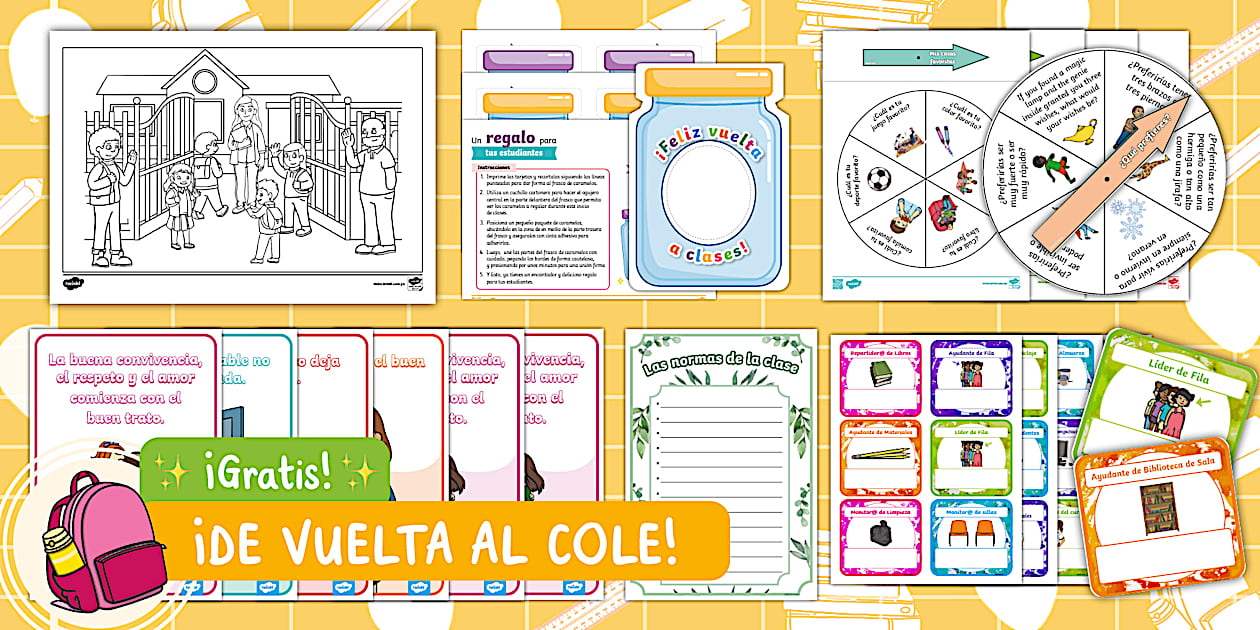 FREE! - Pack de bienvenida al cole 2025 | Twinkl - Twinkl