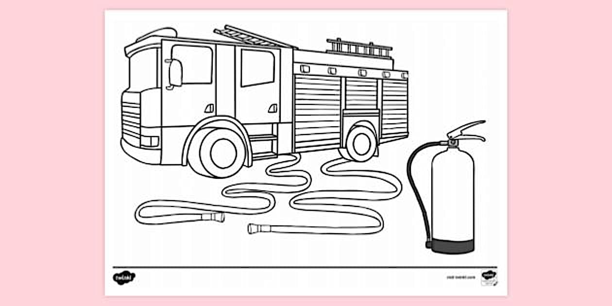 Fire Safety Colouring | Colouring Sheets (teacher made)