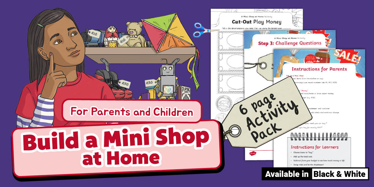 IP - Maths - Build A Mini Shop - Parent Guide (CAPS Aligned)