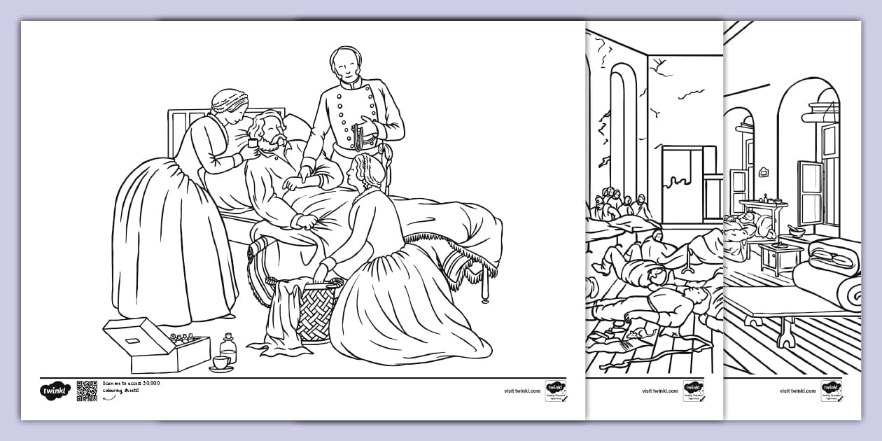 Florence Nightingale Colouring Pages | Twinkl (Teacher-Made)