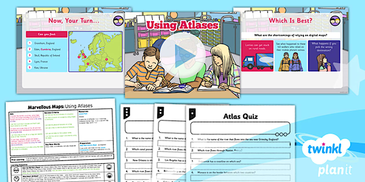 How to Use an Atlas Lesson Plan 1 - Year 5 Geography