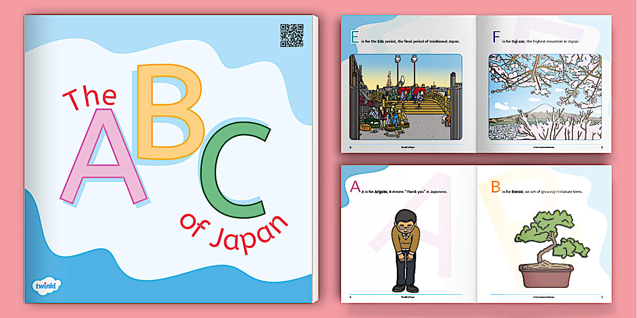 My ABC of Japan Mini Book (Teacher-Made) - Twinkl