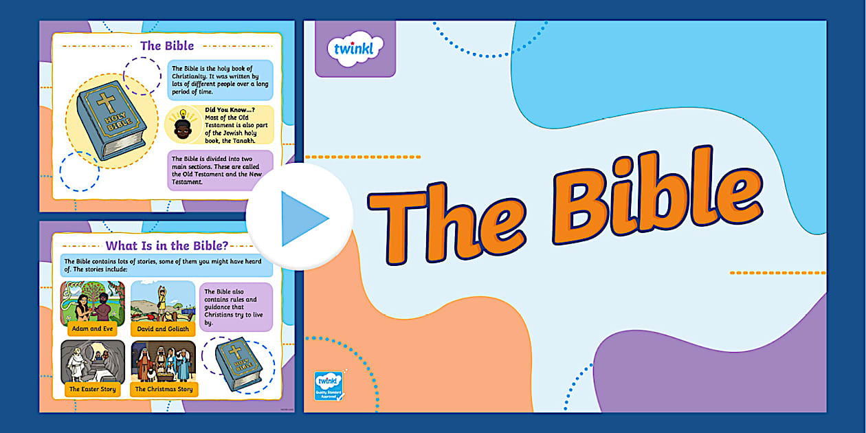 KS1 The Bible PowerPoint (teacher made) - Twinkl