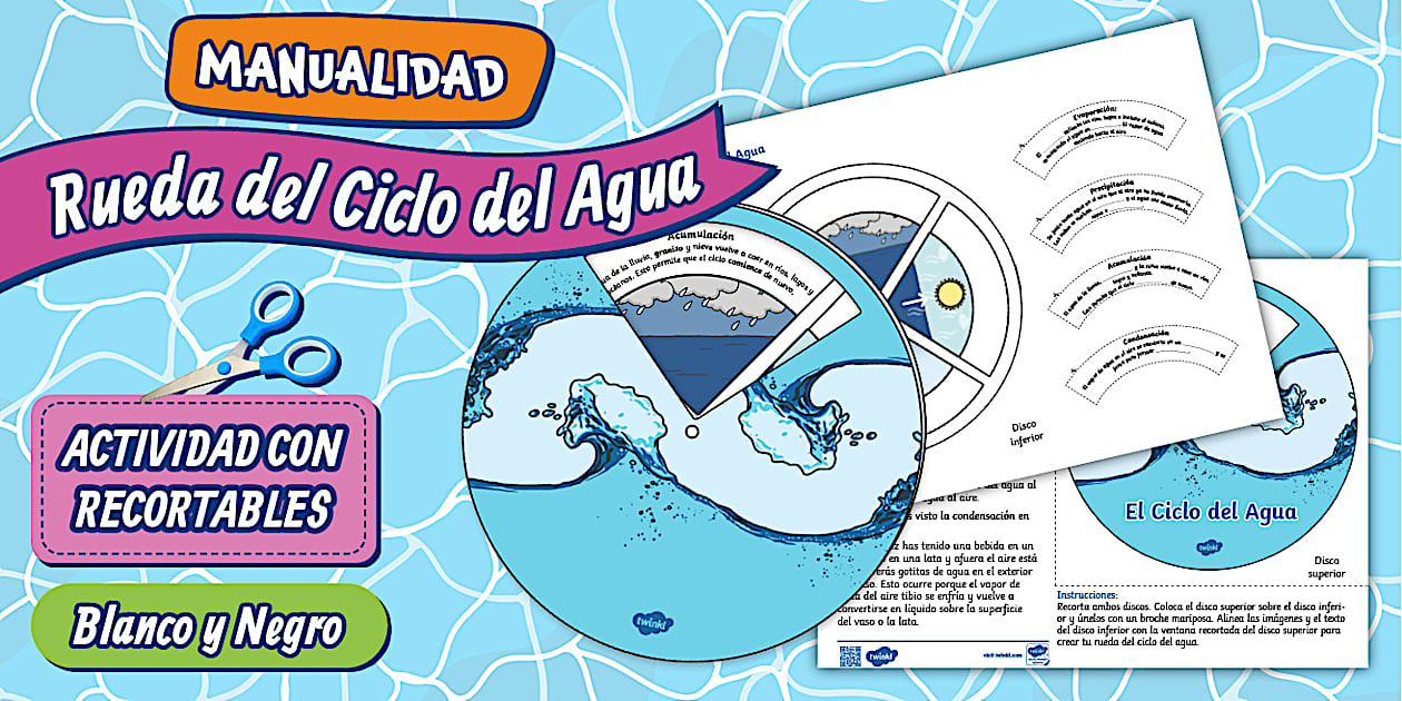 Manualidad | Ciclo del Agua | Ciencias Naturales