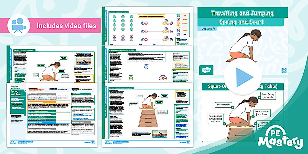 Year 3 Travelling and Jumping Lesson 4 - Spring and Soar!