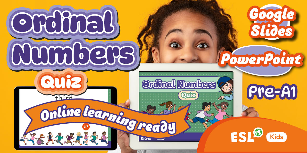 ESL Ordinal Numbers Quiz for Young Learners