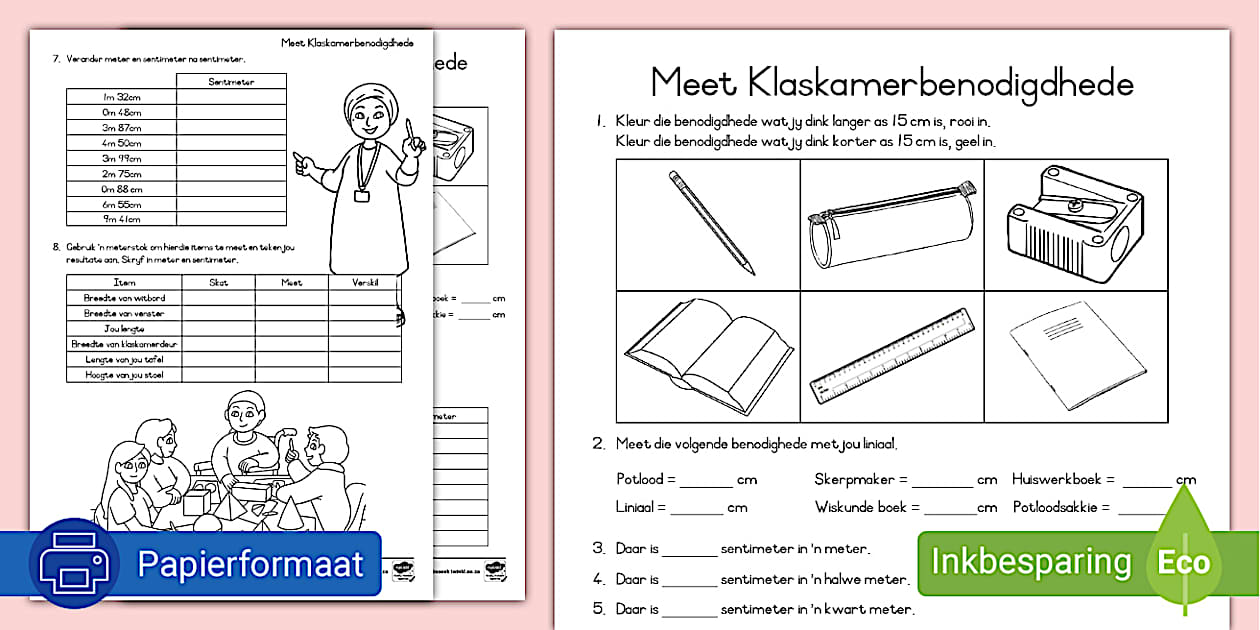 Meet Klaskamerbenodigdhede (teacher made) - Twinkl