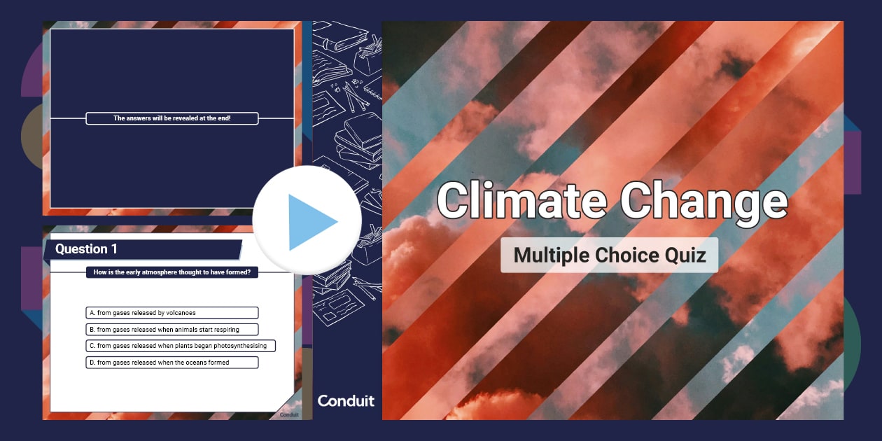 Climate Change Powerpoint Quiz (teacher made) - Twinkl