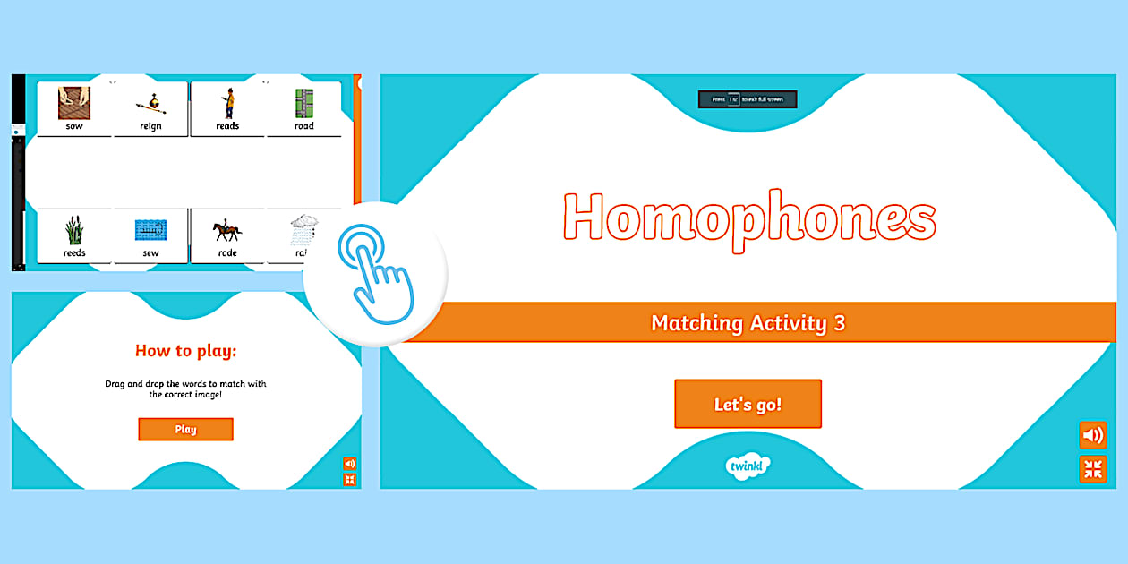 Homophones Interactive Game | CfE Second Level Resources