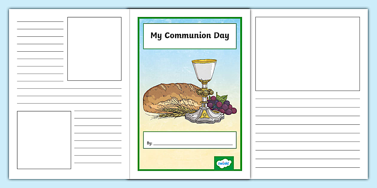 My Communion Day Journal Writing Frame (Teacher-Made)