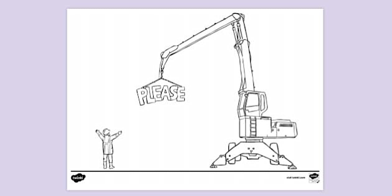 Lower Please Colouring Sheet | Colouring Sheets - Twinkl