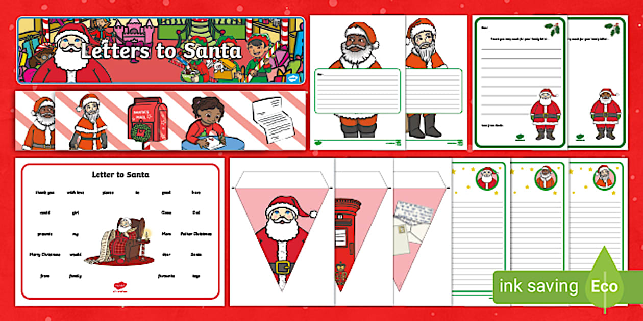 'Dear Santa' | Letter to Santa Activity Pack - Twinkl