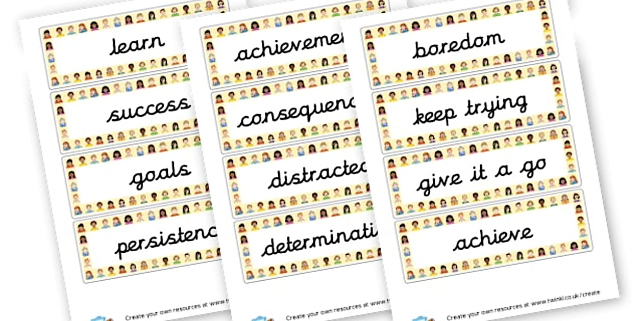 Going for Goals Word Cards (teacher made) - Twinkl