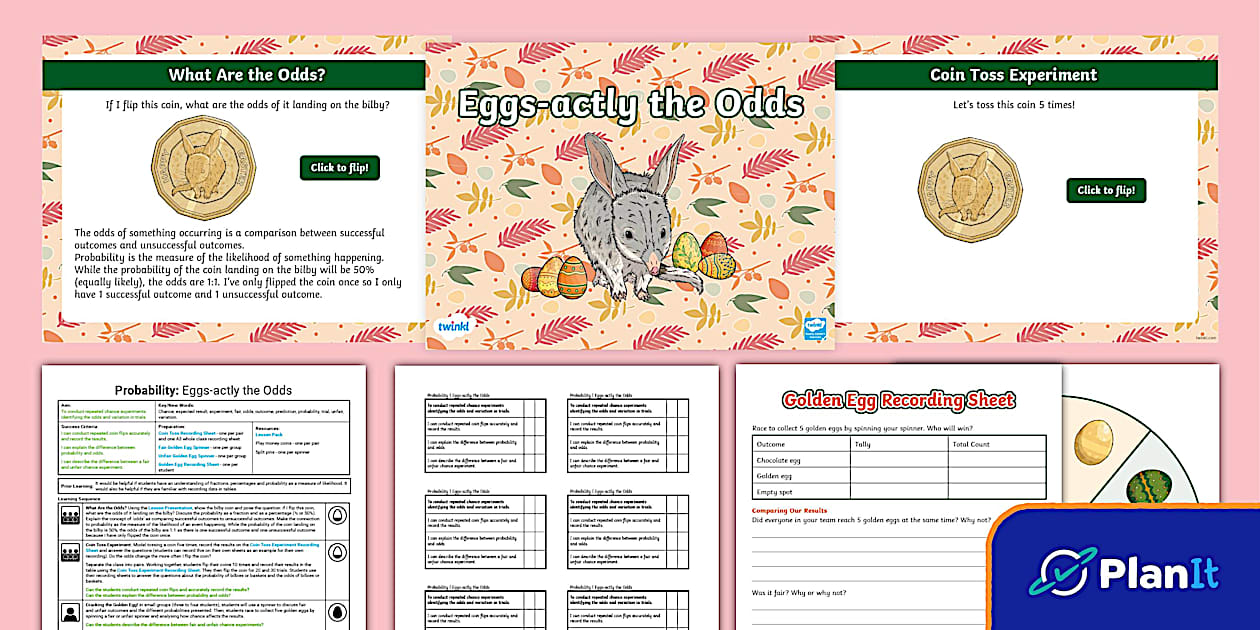 Year 6 Probability: Crack the Odds Lesson 1 (teacher made)