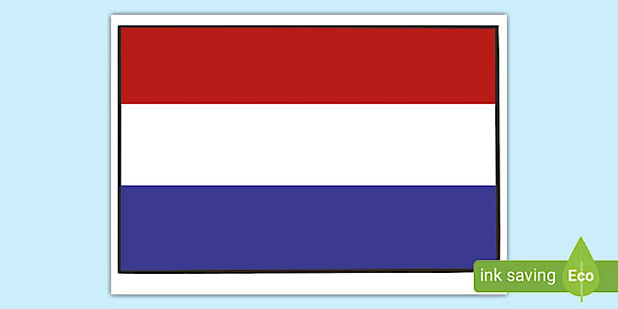 Netherlands Flag Display Poster | Twinkl Geography - Twinkl