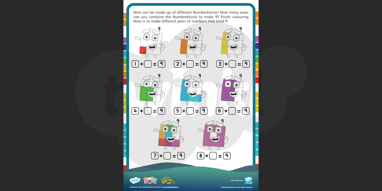 number 9 numberblocks