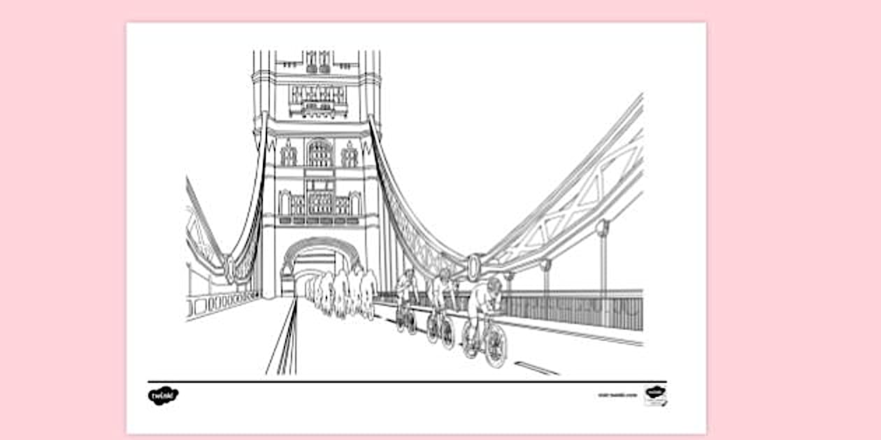 Present Day London Colouring Sheet | Colouring Sheets