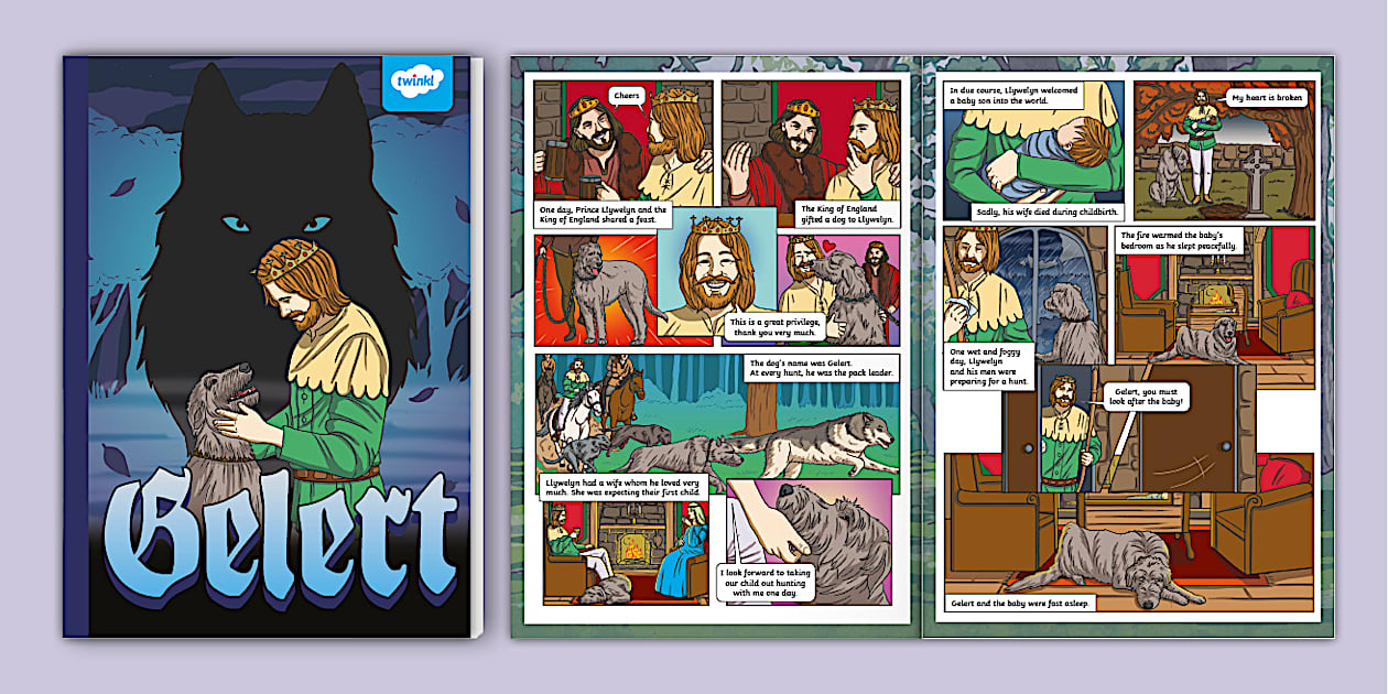 Gelert Comic (teacher made) - Twinkl