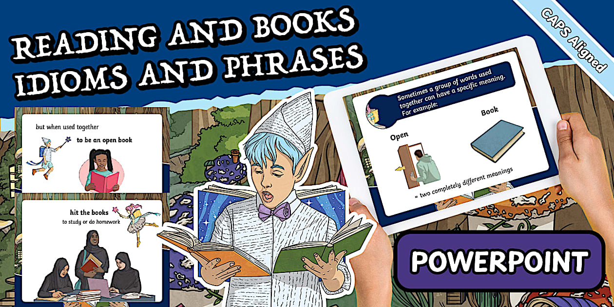 IP English Reading and Books Idioms and Phrases PowerPoint