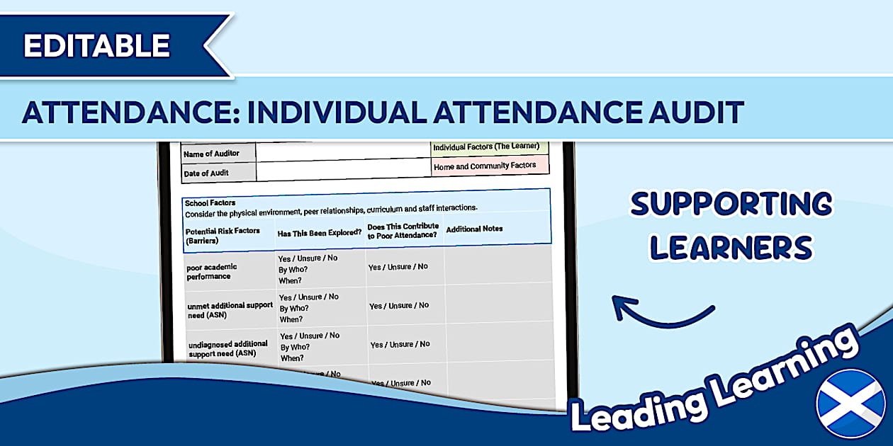 Attendance: Individual Attendance Audit