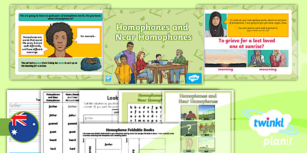 Year 4 Spelling: Homophones and Near Homophones Lesson 2