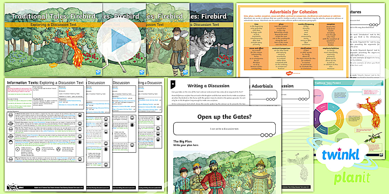 Traditional Tales: Firebird Y5 Information Texts Genre Unit Pack