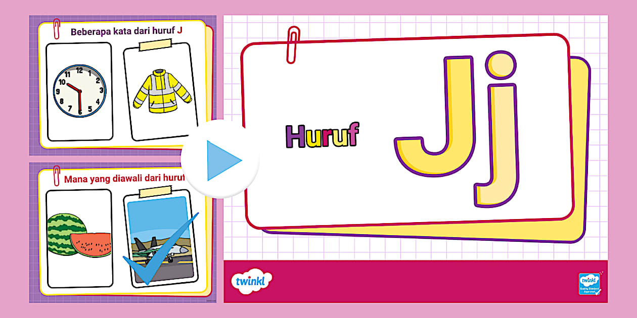 PowerPoint Seri Membaca Alfabet Huruf J (teacher made)
