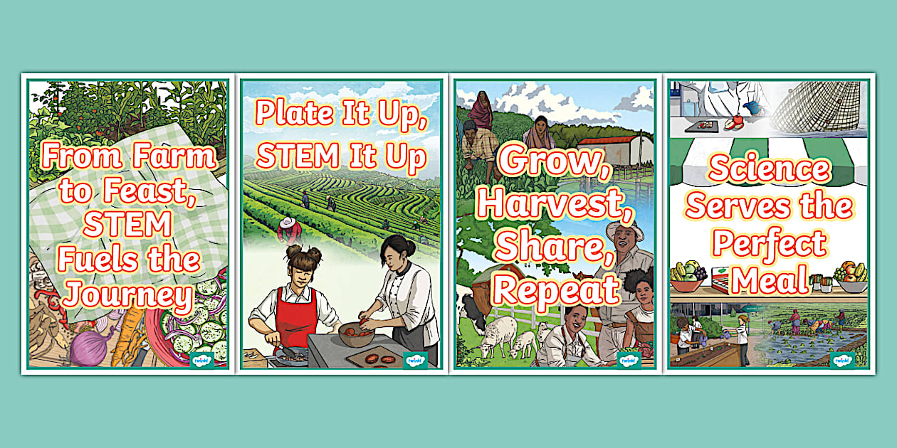 STEM Motivational Posters – Paddock to Plate