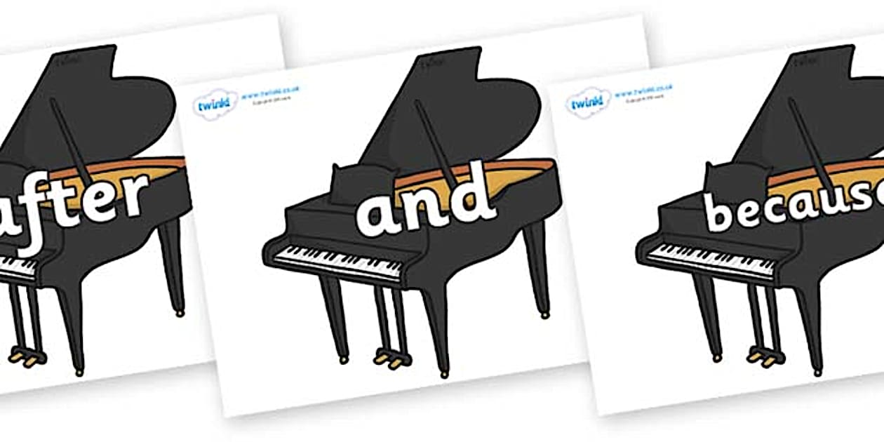 Connectives on Baby Grand Pianos